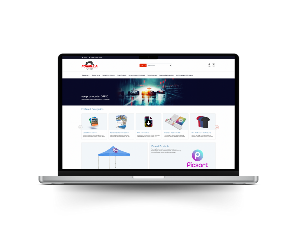 Web to Print Software for Printers | MarketDirect StoreFront